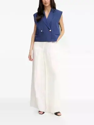 FRACOMINA Double-breasted Sleeveless Top