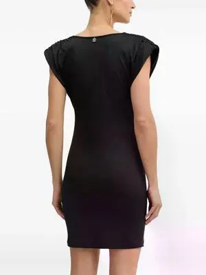 FRACOMINA Draped Neck Mini Dress