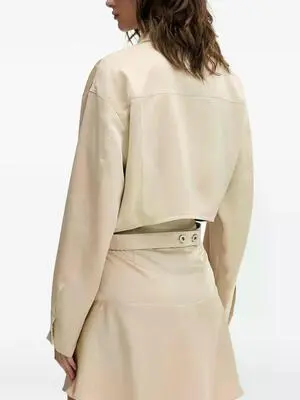 Karl Lagerfeld Satin Cut-out Jacket