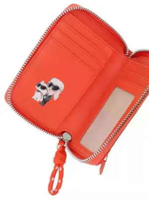 Karl Lagerfeld Logo-plaque Zip-around Wallet
