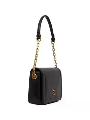 Karl Lagerfeld Logo Plaque Chain-link Shoulder Bag