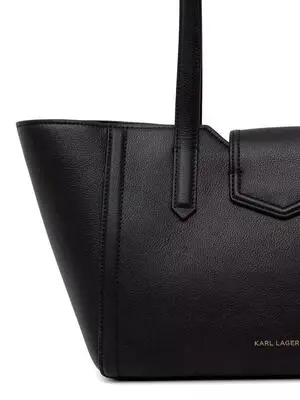 Karl Lagerfeld Logo Plaque Tote Bag