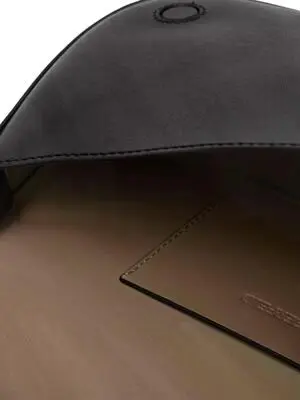 Karl Lagerfeld Perforated Logo Leather Crossbody Bag