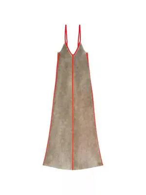 DIESEL® Rib-knitted Cami Midi Dress