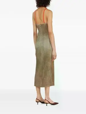 DIESEL® Rib-knitted Cami Midi Dress