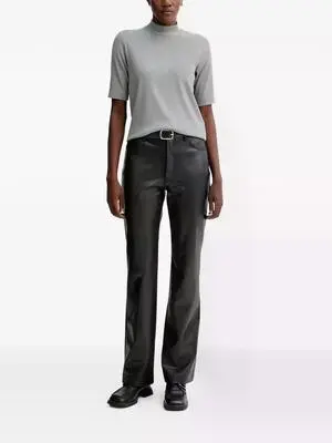 Marc O'polo Ribbed Knit Mock Neck T-shirt