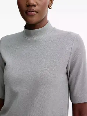 Marc O'polo Ribbed Knit Mock Neck T-shirt