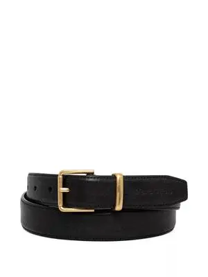 Marc O'polo Logo-debossed Buckle-fastening Belt - Black