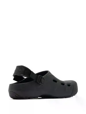 CROCS Perforated Slingback Sandals - Black