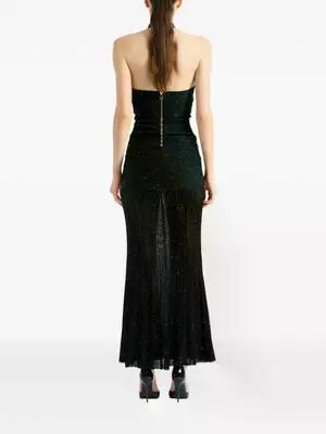 Balmain Long Fléchage Knit Dress