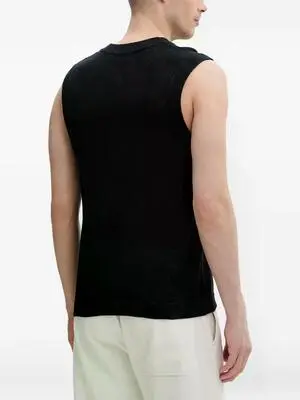 Karl Lagerfeld Logo-embroidered Sleeveless Vest
