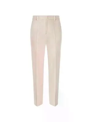 Missoni Chevron-knit Tailored Trousers - Neutrals