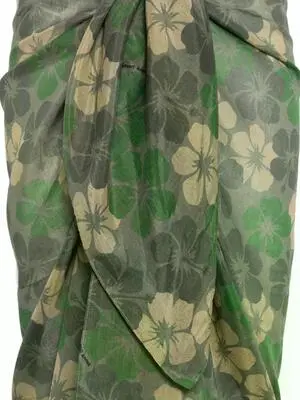 MC2 SAINT BARTH Hibiscus-print Sarong