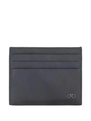 FERRAGAMO Gancini Grained-leather Cardholder
