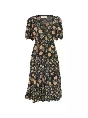 Ulla Johnson Ruffled Floral-print Dress