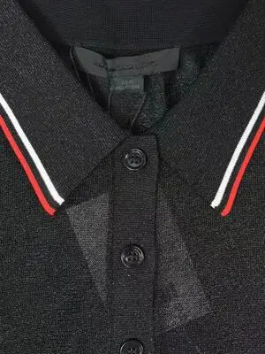 ALEXANDER WANG Semi-sheer Knit Polo Shirt