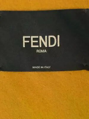 Fendi Check Patch-pocket Coat
