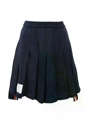 Thom Browne Pleated Loopback Skirt