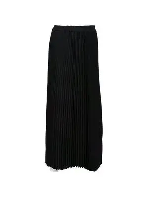 Co Pleated Midi Skirt - Black
