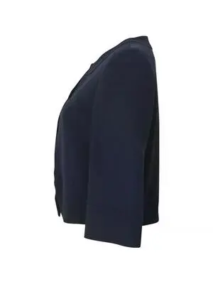 Alberta Ferretti Collarless Hook-and-eye Bolero