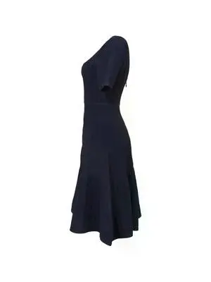 Herve Leger Scooped Neck Cable-knit Dress