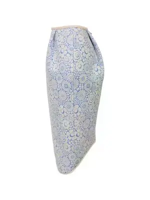 Thom Browne Floral Print Lantern Skirt