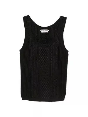 JW Anderson Sleeveless Cable Knit Top