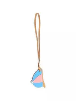Hermès Paddock Bombe Leather Bag Charm - Neutrals