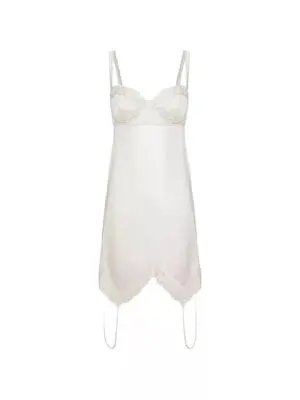 SEEN USERS Name Picasso Lace-trim Sweetheart Neck Top