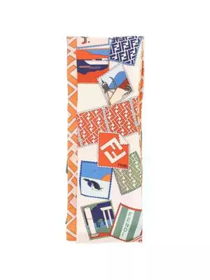 Fendi Wrappy Ff-logo Scarf