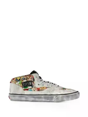 VANS X Mike Kelley X Supreme Lace-up Sneakers - White