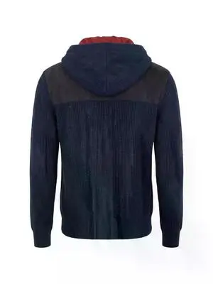 Brunello Cucinelli Suede Panelled Hooded Jacket