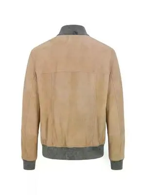 Brunello Cucinelli Suede Zip-up Jacket