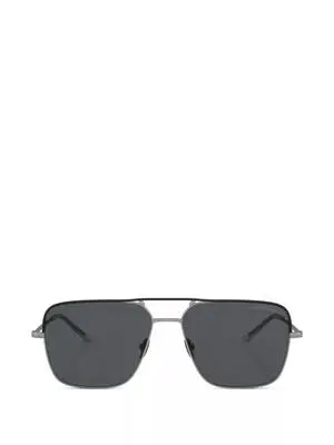 Giorgio Armani Geometric Frame Sunglasses - Grey