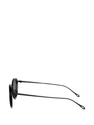 Giorgio Armani Round Titanium Sunglasses