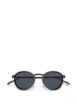 Giorgio Armani Round Titanium Sunglasses