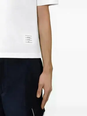 Thom Browne Jersey 4-bar Short Sleeve T-shirt - Grey