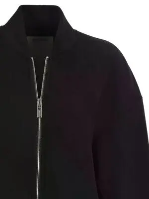 Sportmax Ribbed Knit Virgin Wool Bomber Jacket