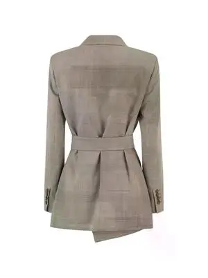 Max Mara Prince Of Wales Checked Blazer