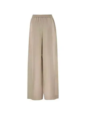 Max Mara Wide-leg Silk Palazzo Pants