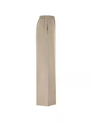 Max Mara Wide-leg Silk Palazzo Pants