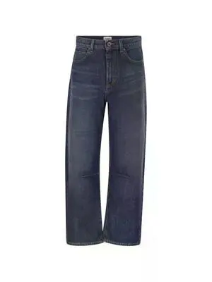 Max Mara Indigo Cotton Wide-leg Jeans