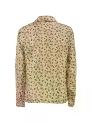 Max Mara Paisley Print Silk Shirt