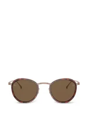 Giorgio Armani Round Titanium Sunglasses - Brown