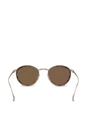 Giorgio Armani Round Titanium Sunglasses