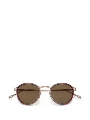 Giorgio Armani Round Titanium Sunglasses