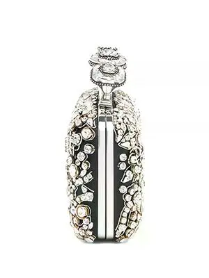 Alexander McQueen Crystal-embellished Clutch Bag