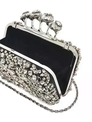 Alexander McQueen Crystal-embellished Clutch Bag