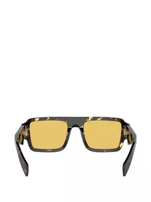 Prada Tortoiseshell-effect Square-frame Sunglasses