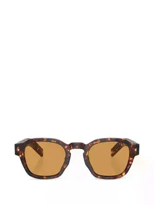Prada Square-frame Sunglasses - Brown
